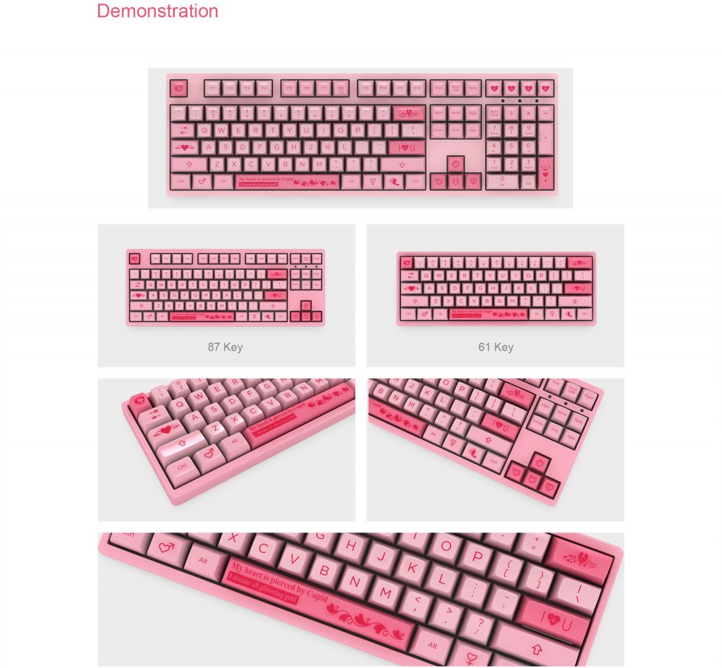 Cupid SA Profile Keycap Set(117-Key) | Akko Official Global Site