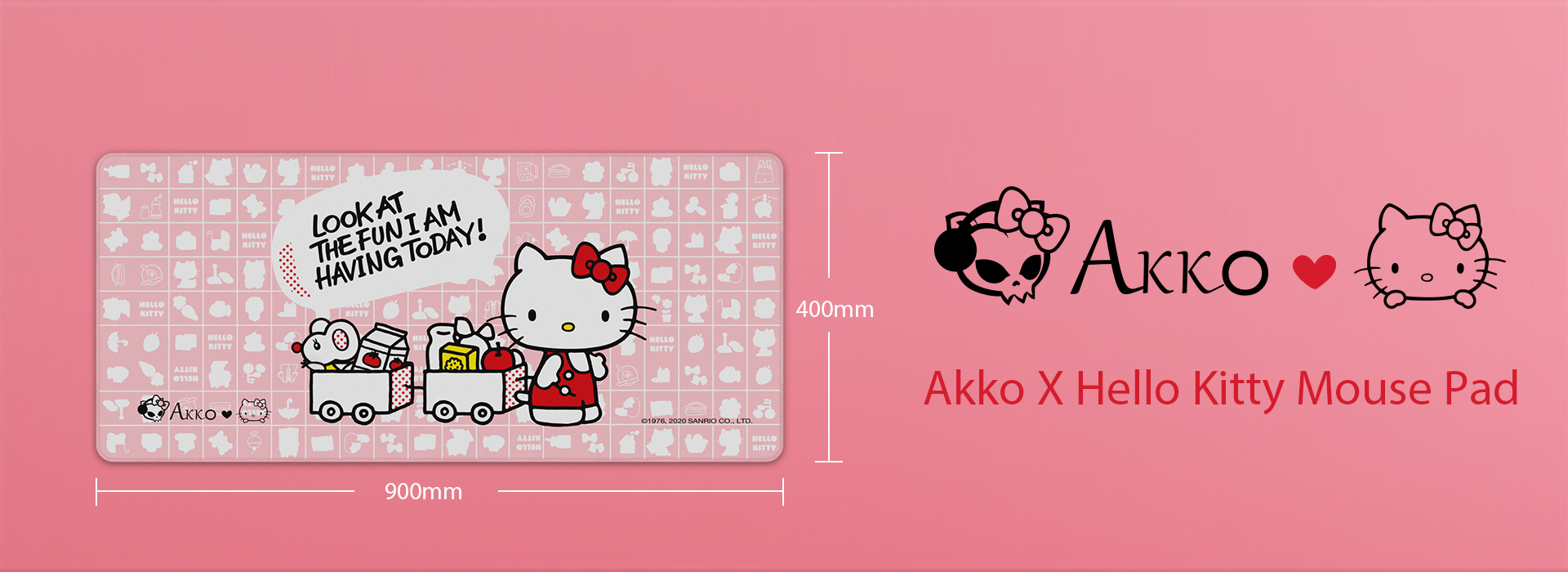 Hello Kitty Mouse Pad | Akko Official Global Site
