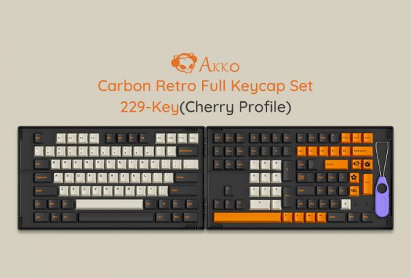 Carbon Retro Keycap Set | Akko Official Global Site