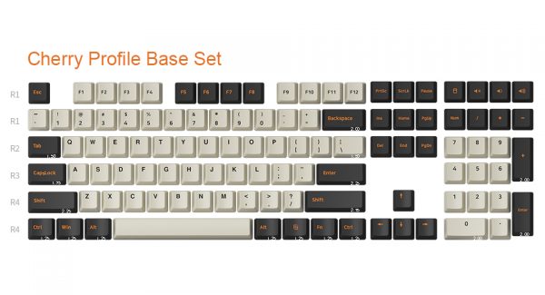 Carbon Retro Keycap Set | Akko Official Global Site