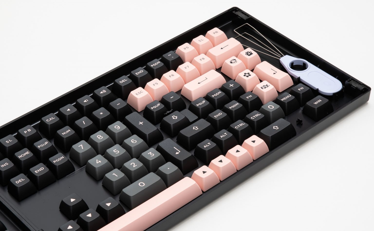 Black & Pink Keycap Set(158-key) | Akko Official Global Site
