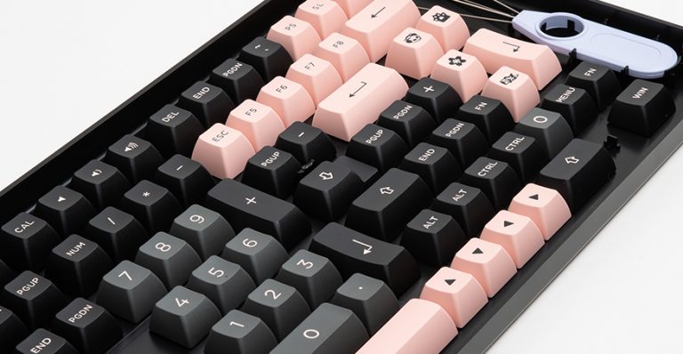 Black & Pink Keycap Set (158-key) | Akko Official Global Site