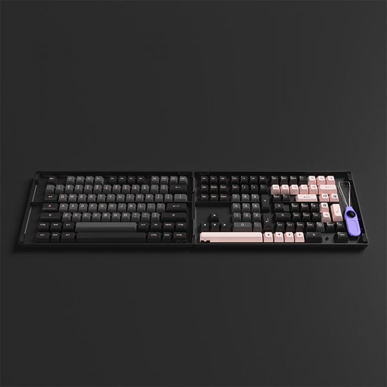 Black & Pink Keycap Set(158-key) | Akko Official Global Site