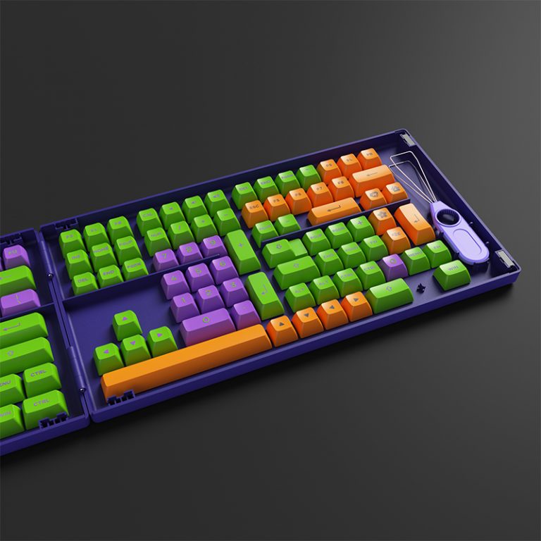 EVA-01 Themed Keycap Set(158-Key) | Akko Official Global Site