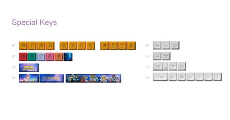 Saint Seiya Keycap Set(145-key) | Akko Official Global Site