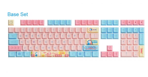 Akko Doraemon Macaron Cherry Keycap Set – Click.com.bn
