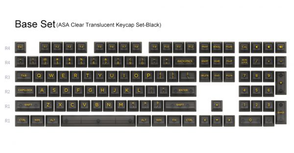 ASA Clear Keycap Set(155-Key) | Akko Official Global Site