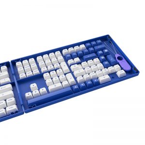 Blue on White Keycap Set(197-Key) | Akko Official Global Site
