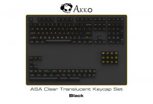 ASA Clear Keycap Set(155-Key) | Akko Official Global Site