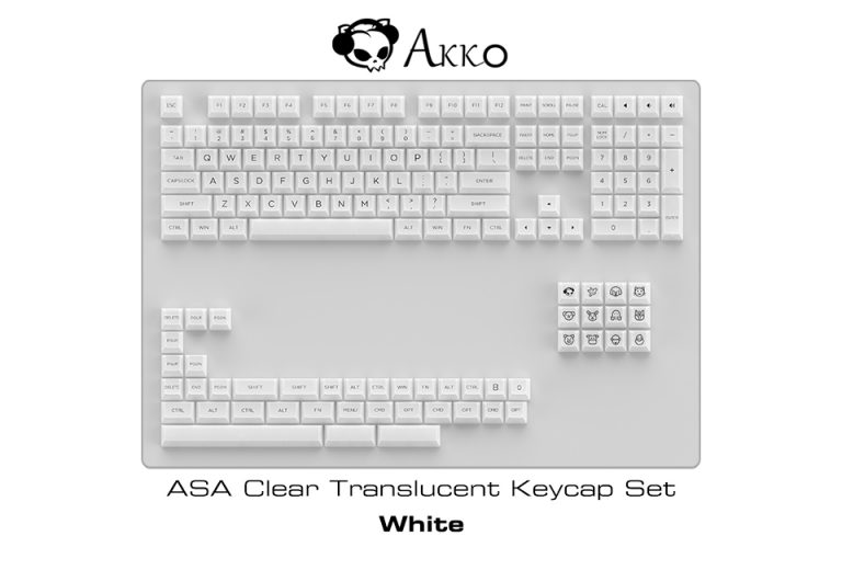 ASA Clear Keycap Set(155-Key) | Akko Official Global Site