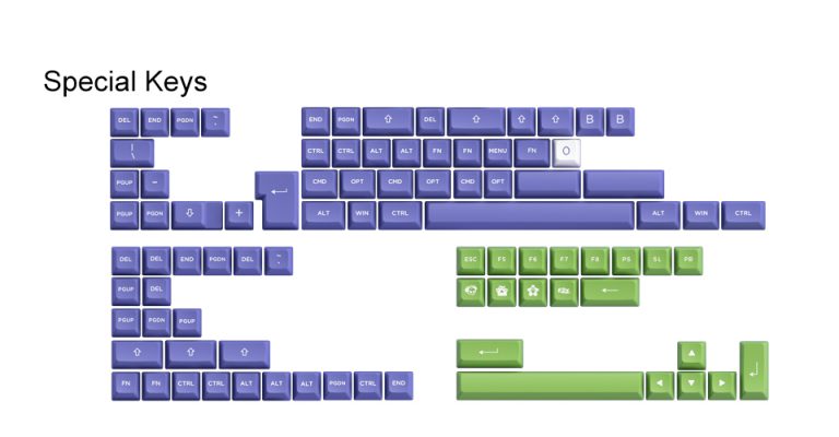 Periwinkle Very Peri Keycap Set(197-Key) | Akko Official Global Site