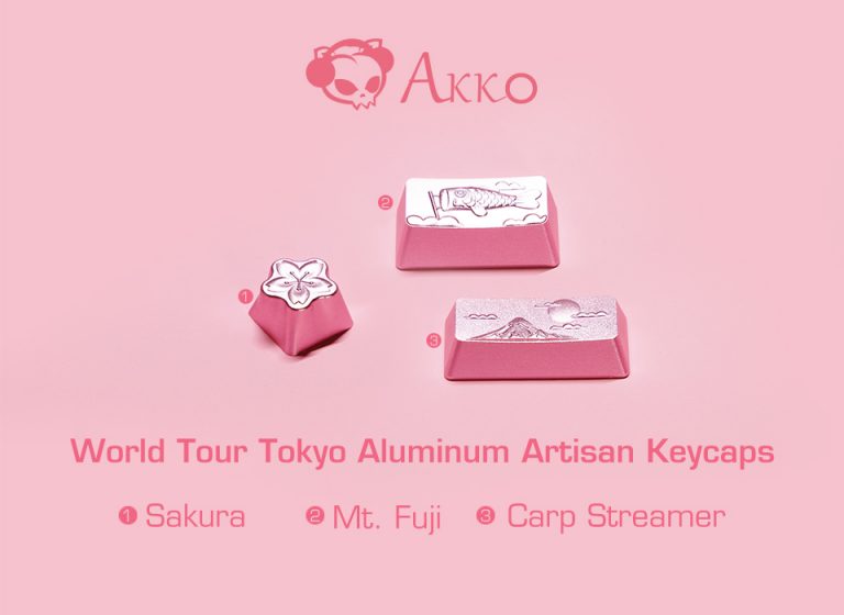World Tour Tokyo Aluminum Artisan Keycaps | Akko Official Global Site
