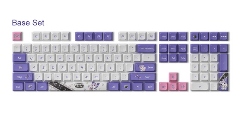 Kuromi Keycap Set | Akko Official Global Site
