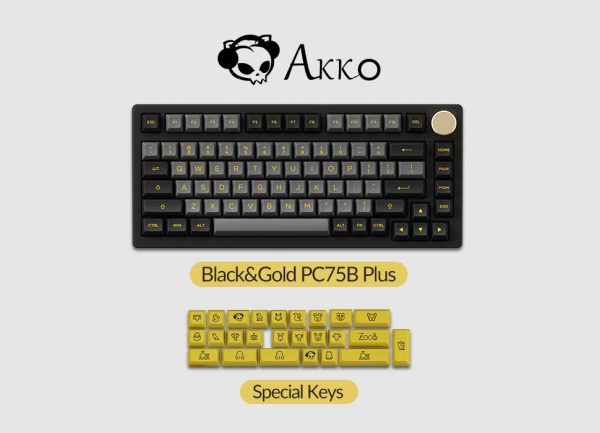 Black&Gold PC75B Plus v2 | Akko Official Global Site