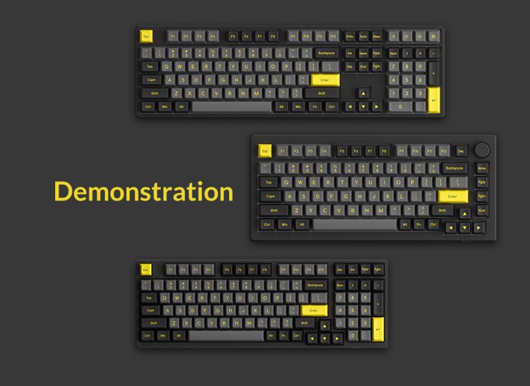 Black&Gold Keycap ABS SAL Set(195-Key) | Akko Official Global Site