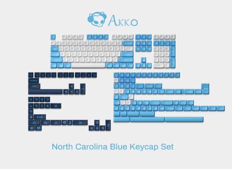 Carolina Blue Keycap Set(227-Key) | Akko Official Global Site