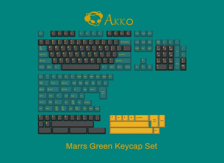 Marrs Green Keycap Set(184-key) | Akko Official Global Site
