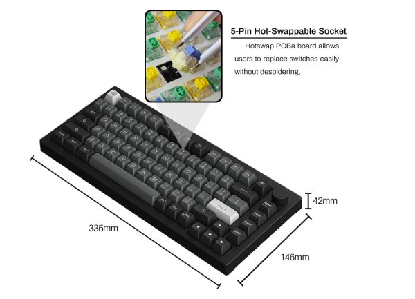 Black&Silver 5075B Plus | Akko Official Global Site