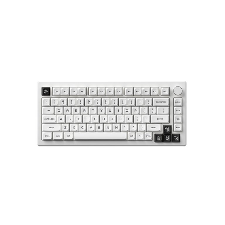 Black on White MDA Keycap Set | Akko Official Global Site