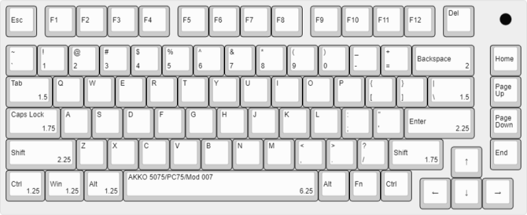 Which Keycap Sizes are Compatible with AKKO 5075B Plus/MOD 007/PC75 ...