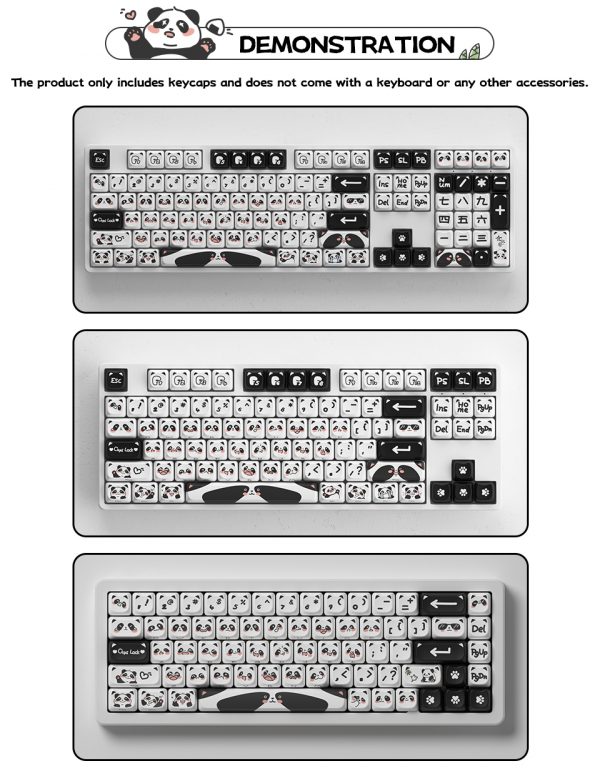 Panda MAO Keycap Set(142-Key) | Akko Official Global Site