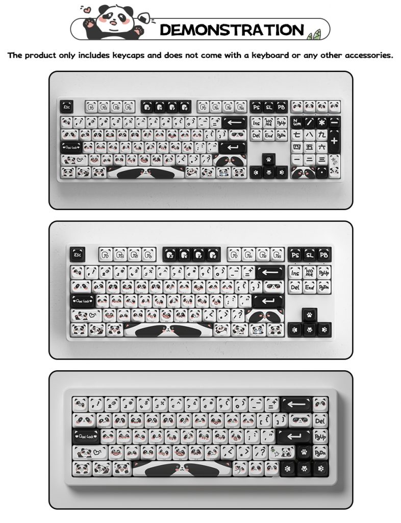 Panda MAO Keycap Set(142-Key) | Akko Official Global Site