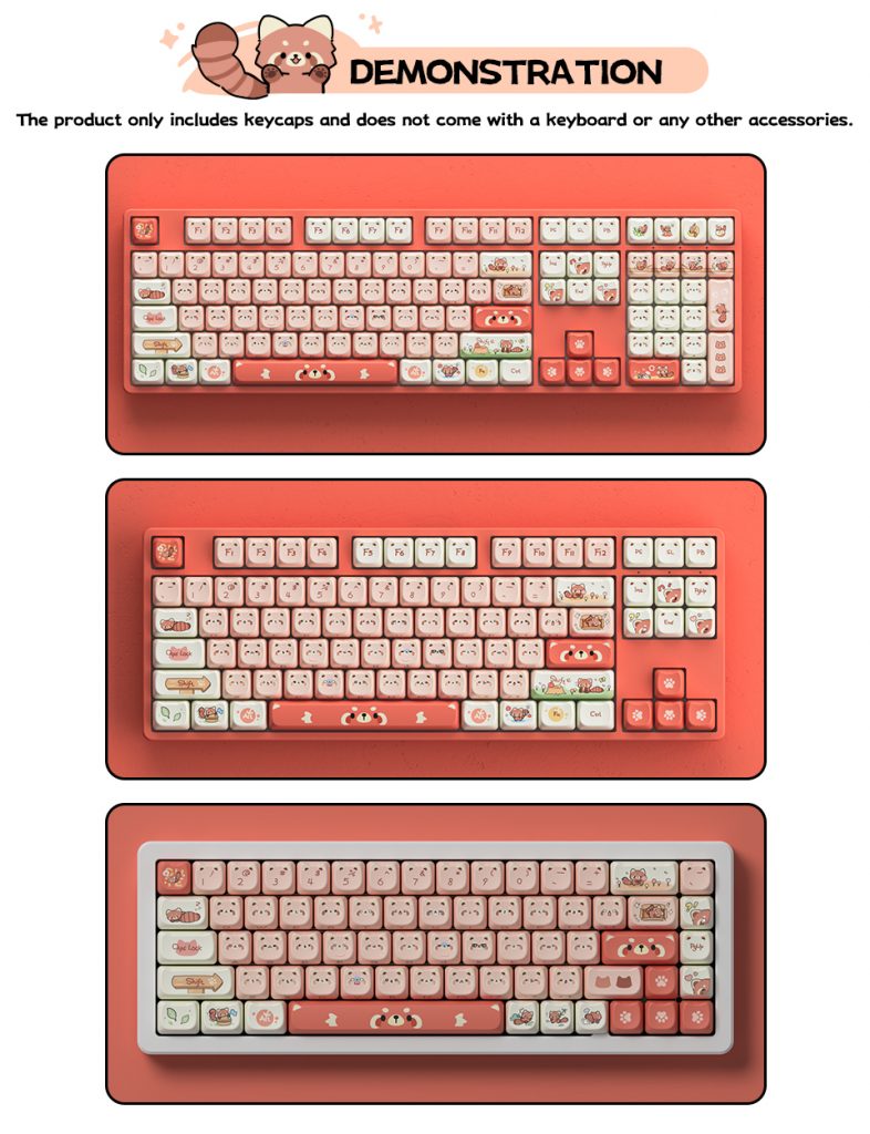 Raccoon MAO Keycap Set (142-Key) | Akko Official Global Site