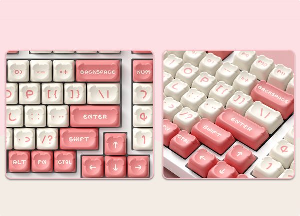 Akko Sakura Bear Keycap Set (122-key) | Akko Official Global Site