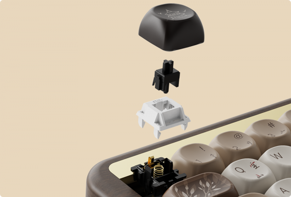 MU01 Mountain Seclusion Wooden Keyboard | Akko Official Global Site