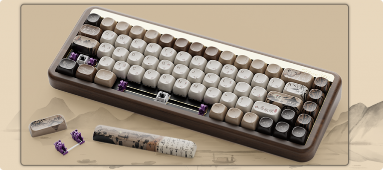 MU01 Mountain Seclusion Wooden Keyboard | Akko Official Global Site