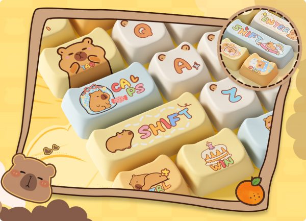 Capybara Keycap Set (142-key) | Akko Official Global Site