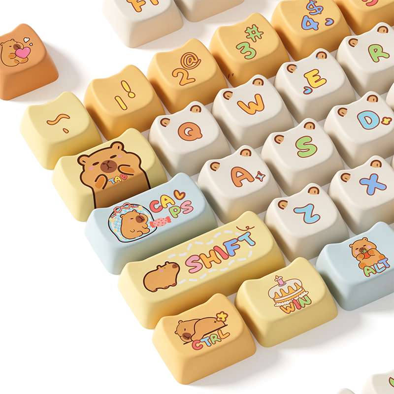 Capybara Keycap Set (142-key) | Akko Official Global Site