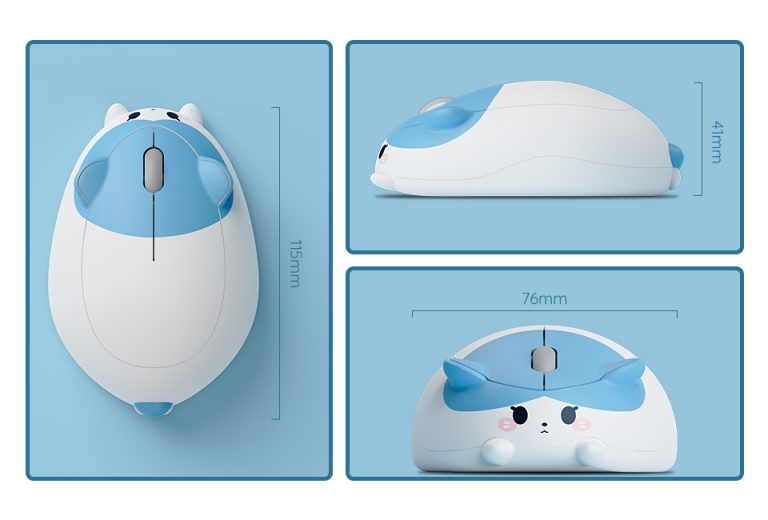 Akko Blue and White Cat Mouse | Akko Official Global Site
