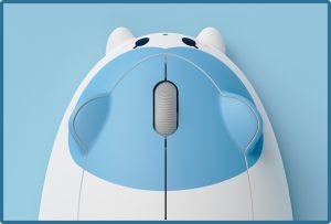 Akko Blue and White Cat Mouse | Akko Official Global Site