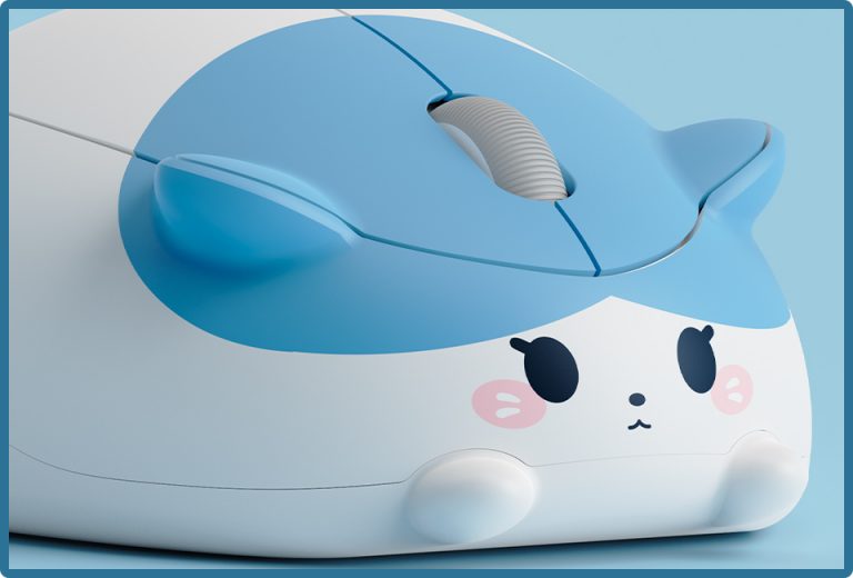 Akko Blue and White Cat Mouse | Akko Official Global Site