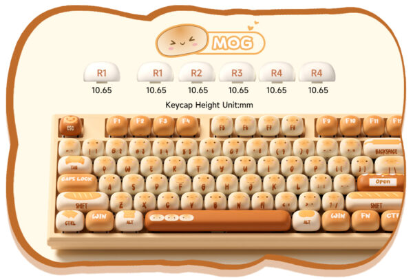 MG108B Bun Wonderland MOG Keyboard | Akko Official Global Site