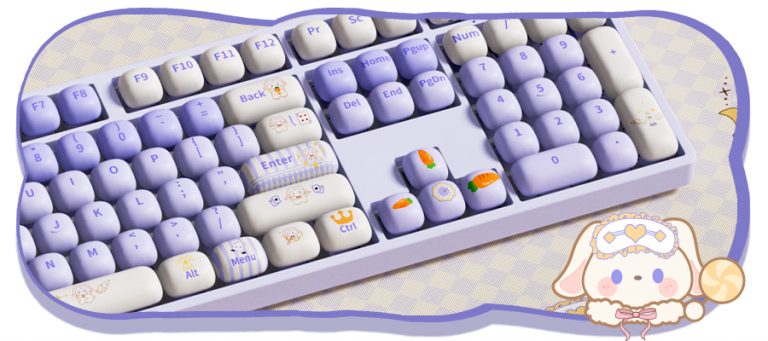 Magic Lop Bunny Keycap set (146-key) | Akko Official Global Site