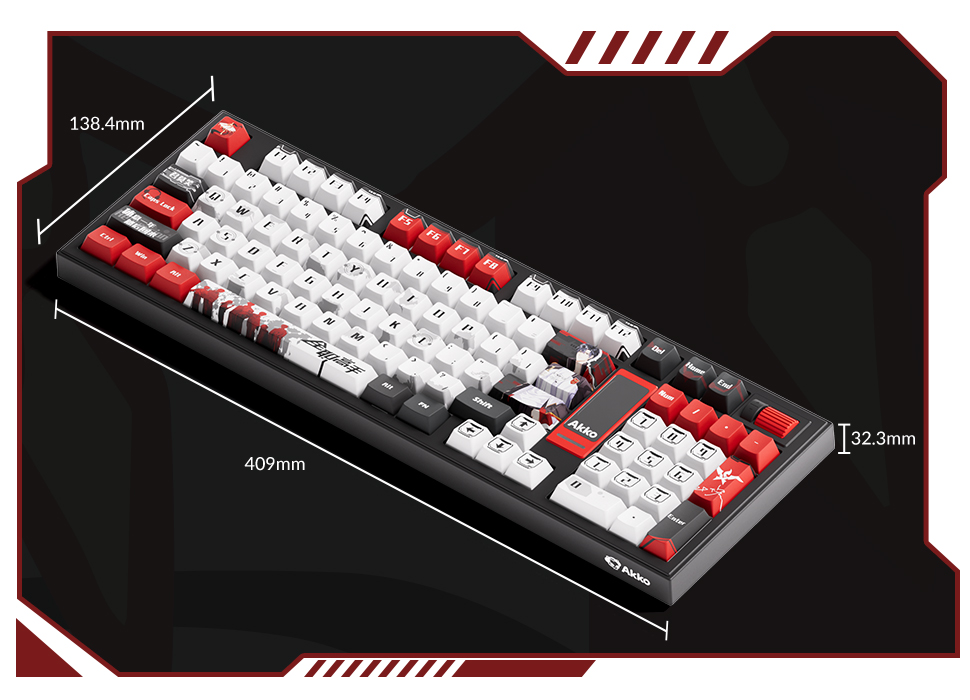 The King’s Avatar 5098B Ye Xiu Mechanical Keyboard | Akko Official ...