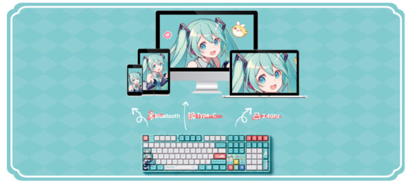 Hatsune Miku 5108B Plus Mechanical Keyboard | Akko Official Global Site