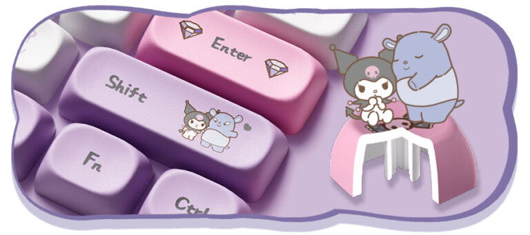 Kuromi Keycap Set (138-key) | Akko Official Global Site