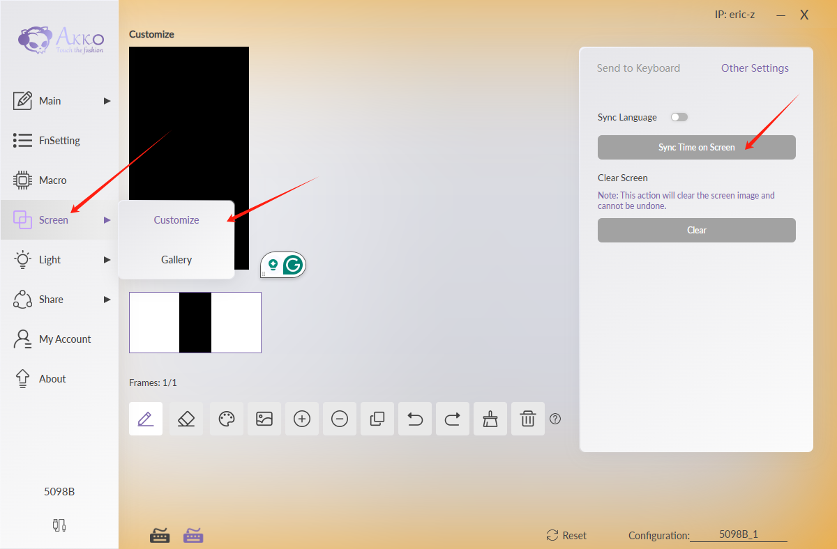 How to Calibrate the Time on the 5098B Keyboard Screen? | Akko Official ...