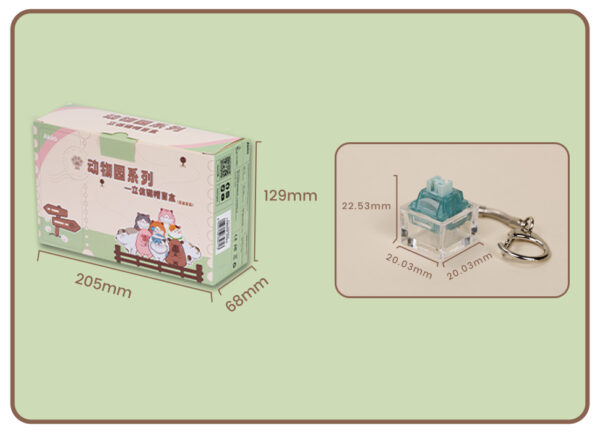 Zoo Artisan Keycap Set (9 Animals) | Akko Official Global Site