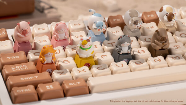 Zoo Artisan Keycap Set (9 Animals) | Akko Official Global Site