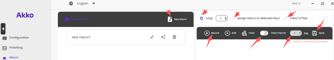How to record and assign a macro on my Akko keyboard using Akko driver ...